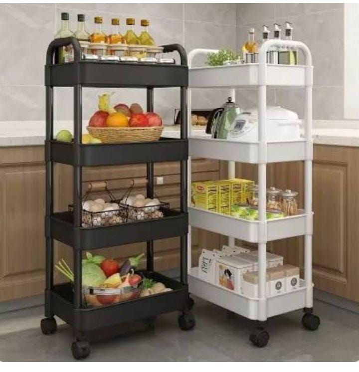 Four Layers Trolley with Wheels – Citystore.pk